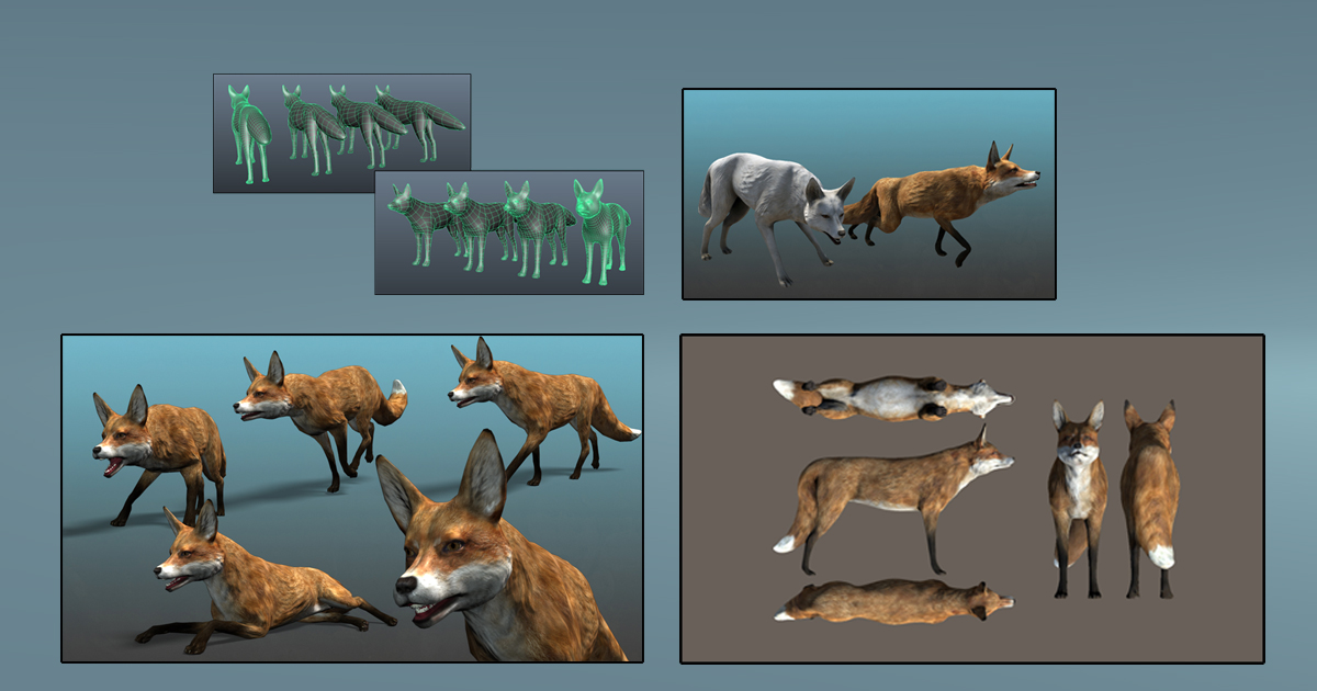 Forest Animal - Fox | Characters | Unity Asset Store
