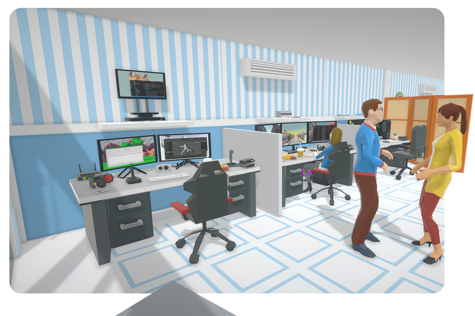 Low poly Office asset pack | 3D Urban | Unity Asset Store