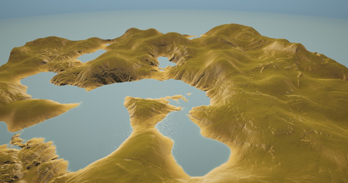 Hills, Mountains and Lakes - Terrains, Stamps and Brushes | 3D ...