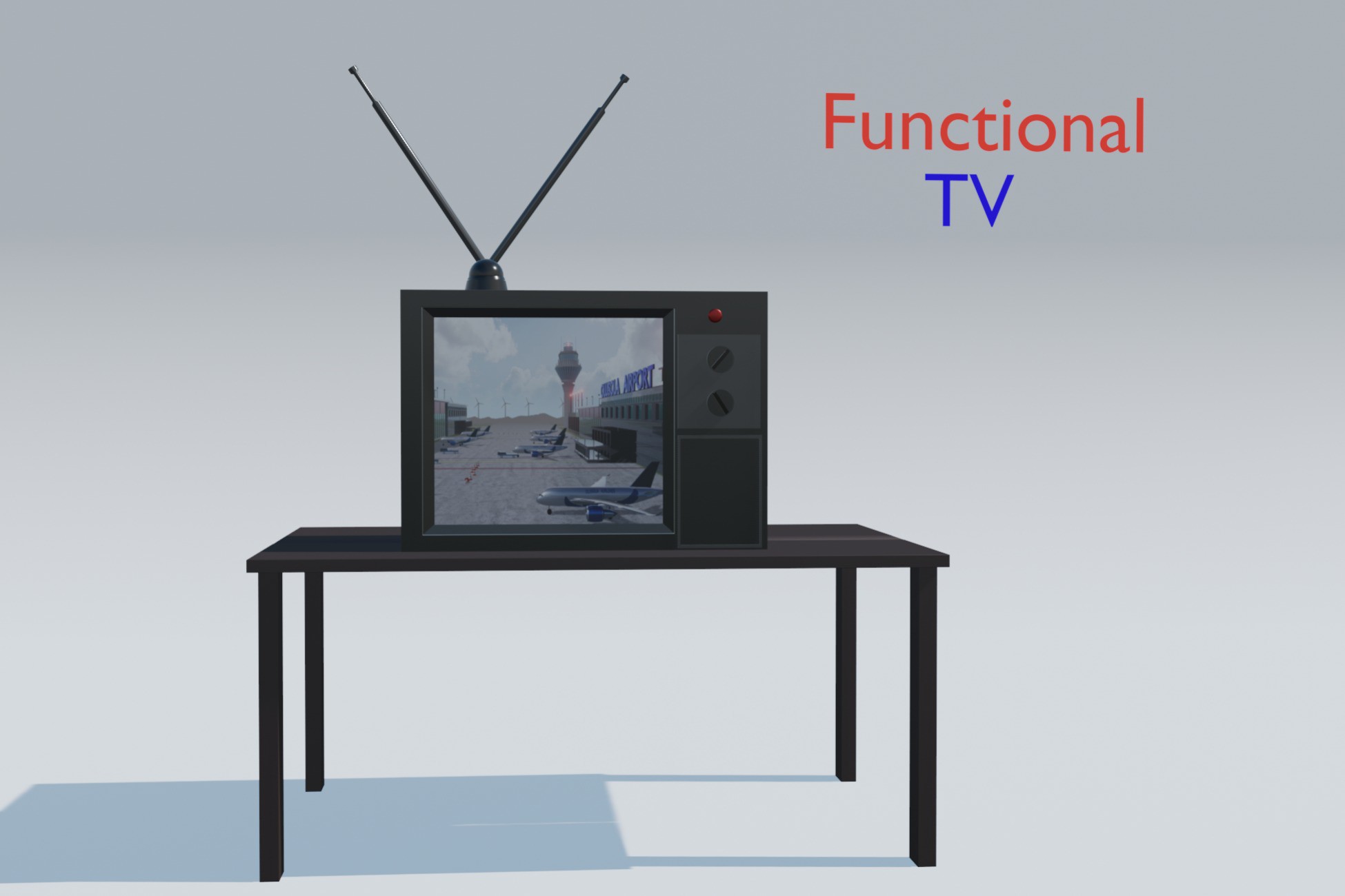 Functional TV | 3D Props | Unity Asset Store