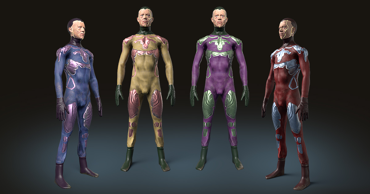 Low Poly Superhero 13 | 3D Humanoids | Unity Asset Store
