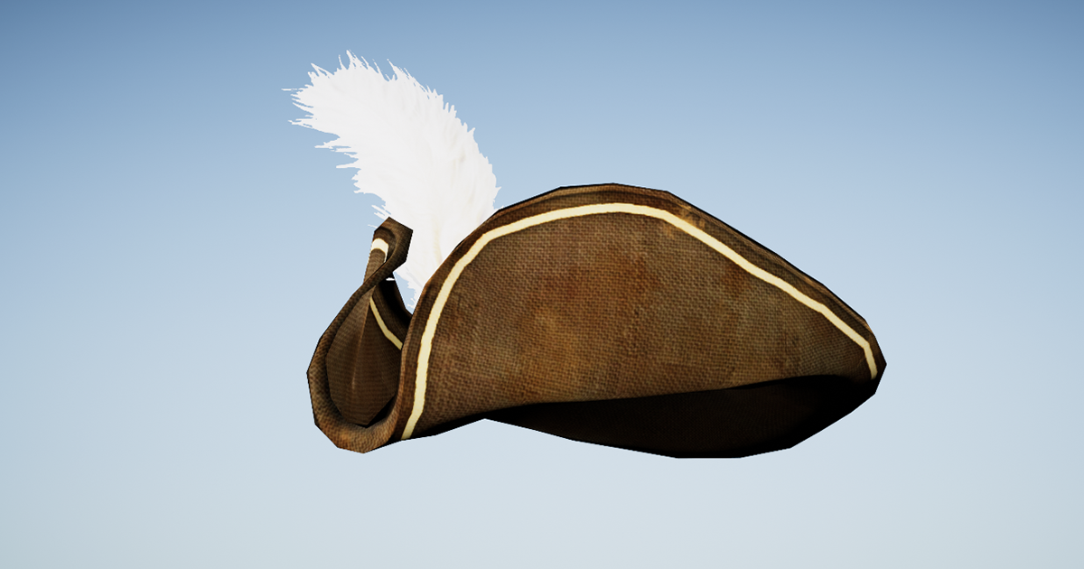 Ultimate Hat: Colonial | 3D Clothing | Unity Asset Store