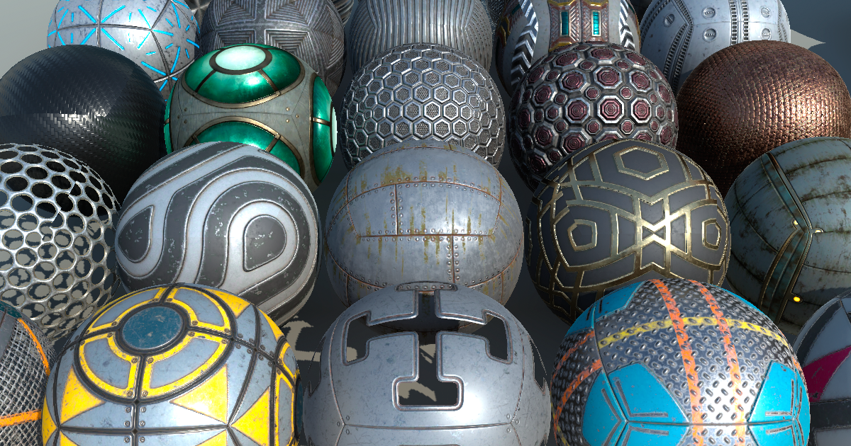 Yughues PBR Metal Materials | 2D Metals | Unity Asset Store