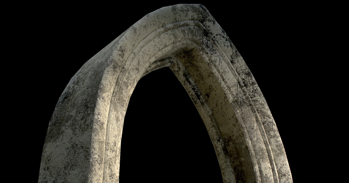 Stone Narrow Gothic Arch | 3D Environments | Unity Asset Store