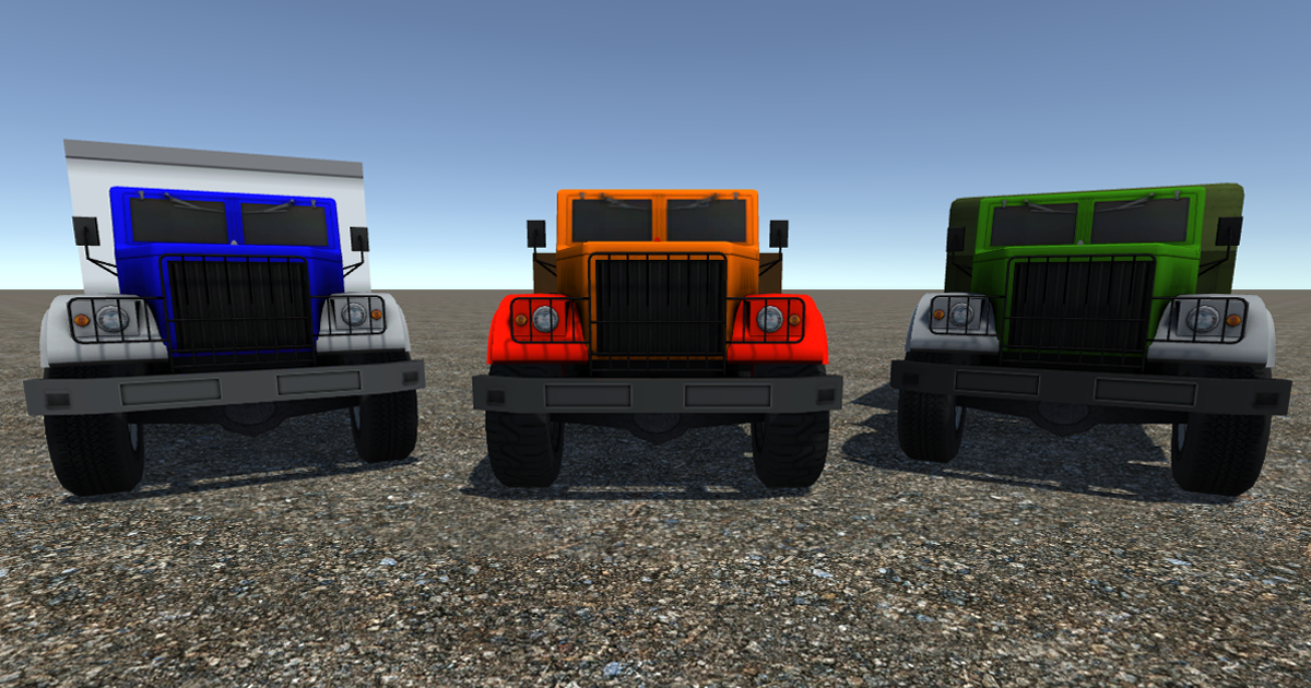 Industrial Cargo Truck Pack | 3D 지상 | Unity Asset Store