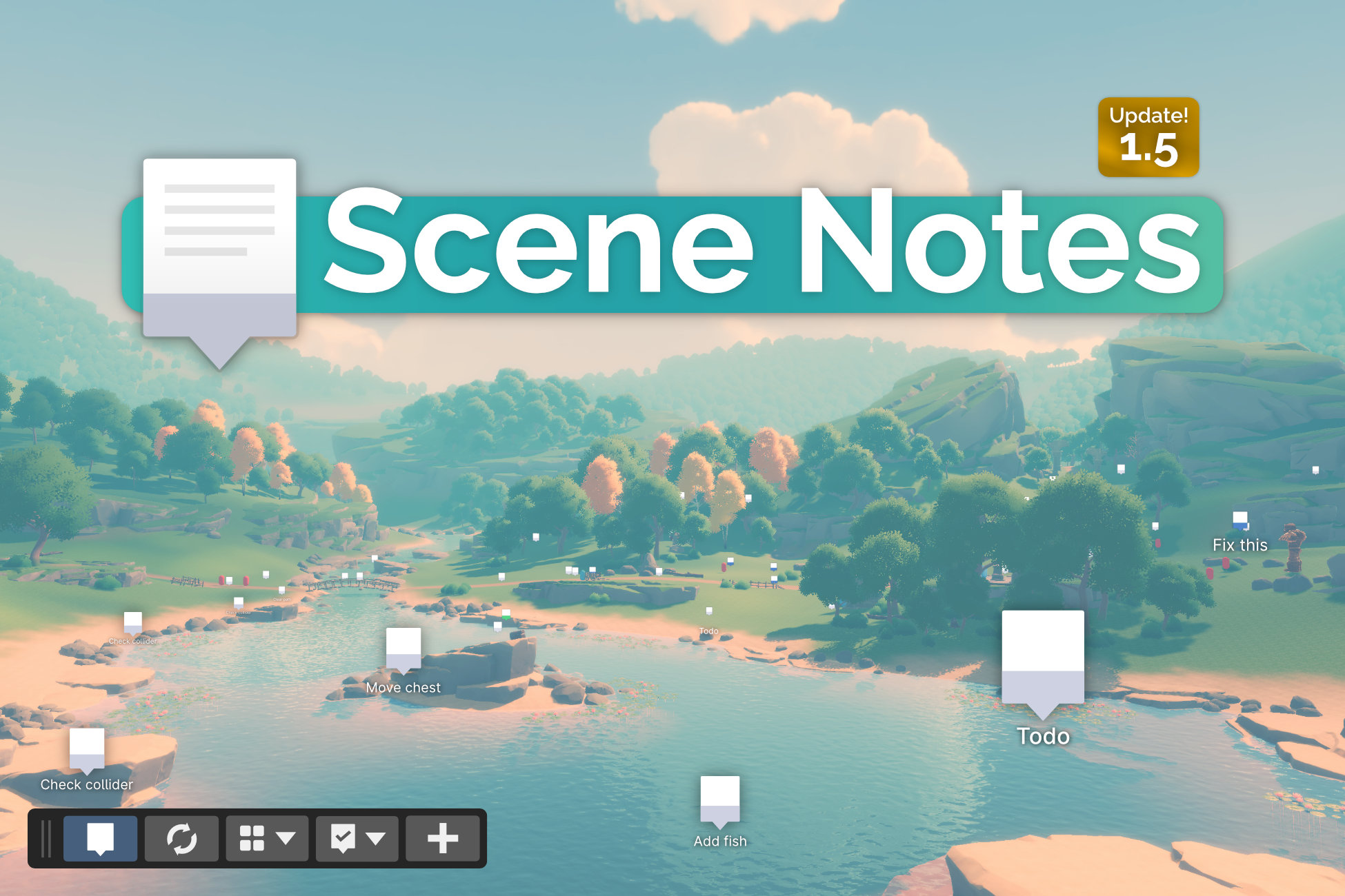 Scene Notes - Tasks, Issues, Annotations | Level Design | Unity Asset Store