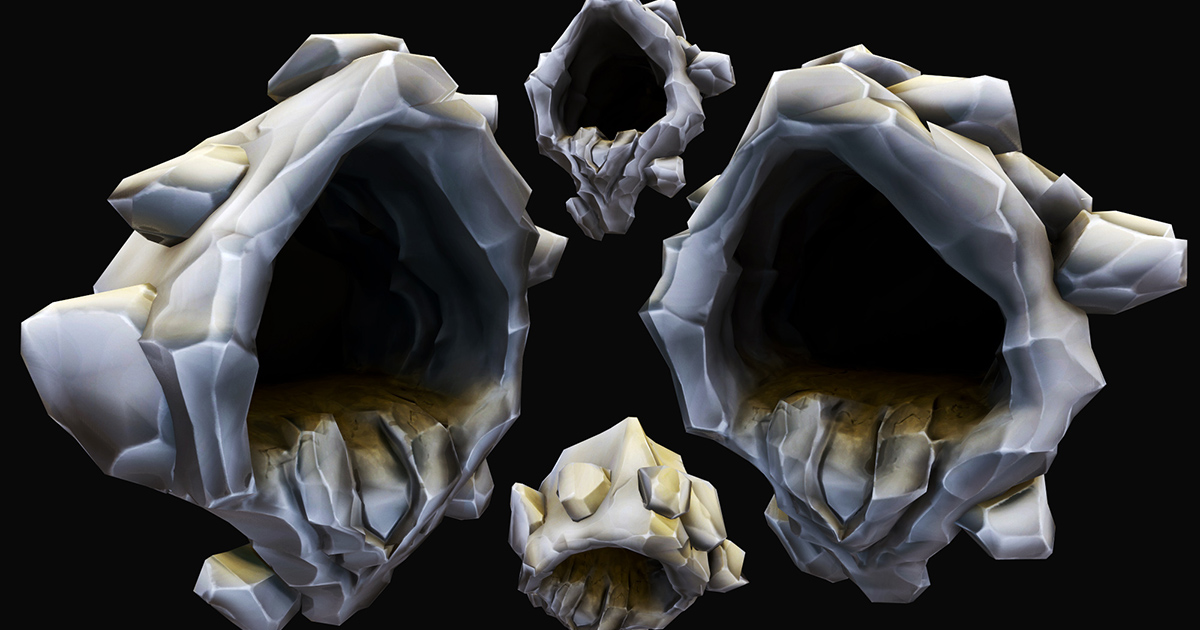 Cave Entrance Collection with Cave Tunnel Sample | 3D Environments ...