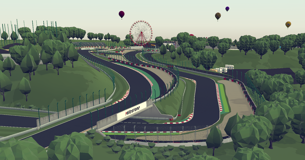 Cartoon Race Track Suzuka | 3D Roadways | Unity Asset Store