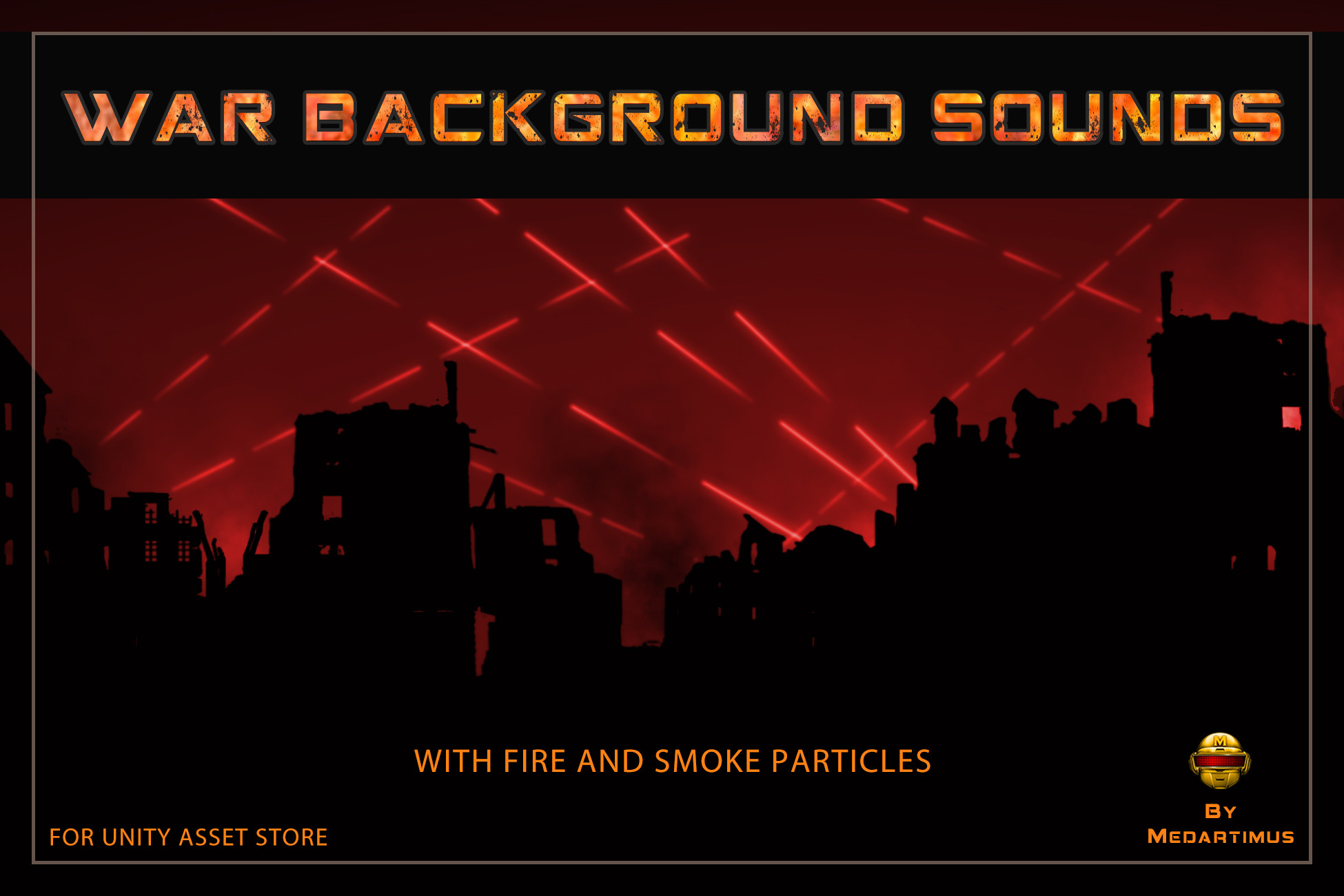 War Background Ambience Sounds and Particles | Audio Sound FX | Unity ...