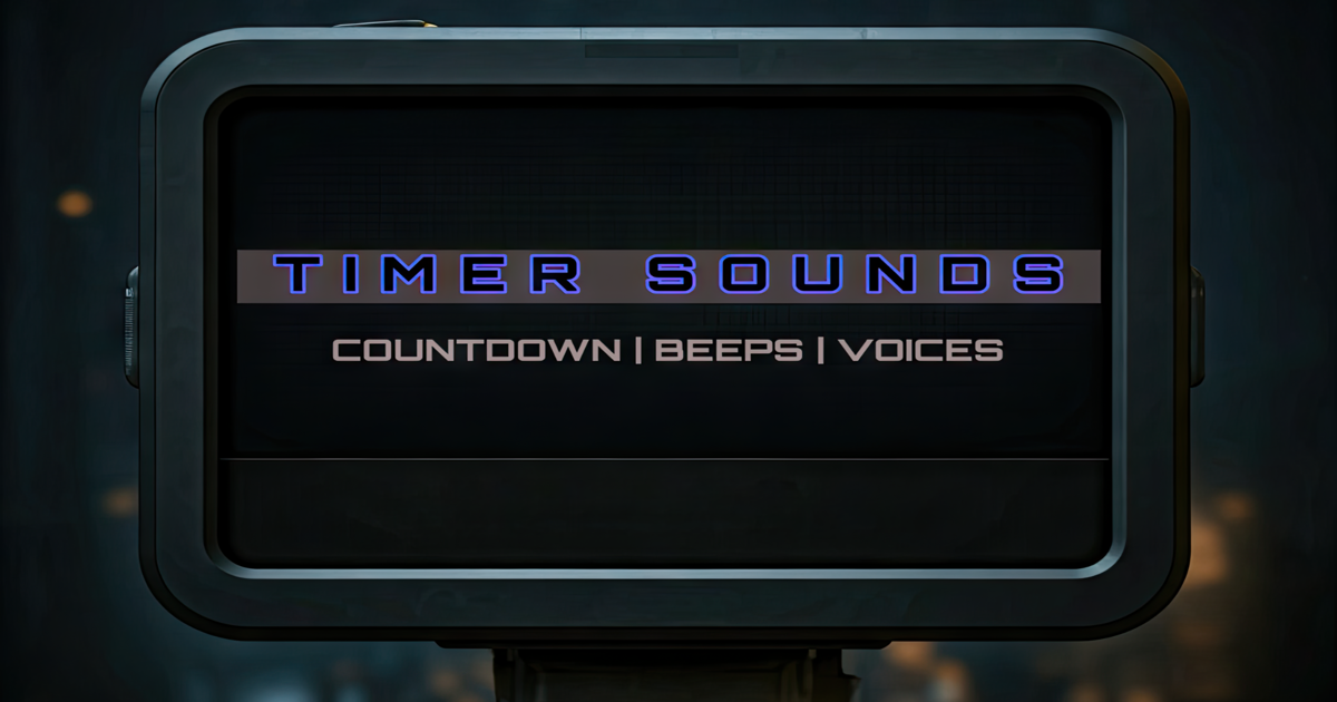 Timer Sounds: Countdown | Beeps | Voices | Audio Sound FX | Unity Asset ...
