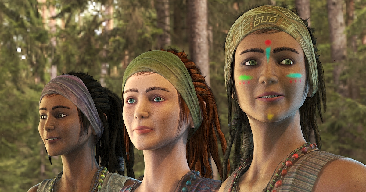 Modern Hippie Jessica | Characters | Unity Asset Store