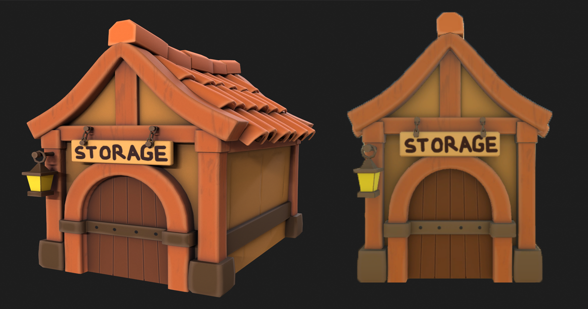 free Storage House | 3D Fantasy | Unity Asset Store