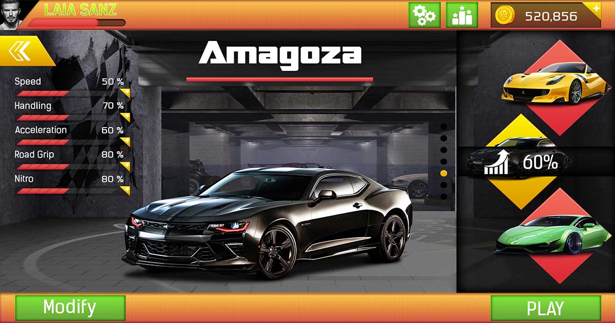 Racing Game Graphics CxS (GUI Skin 9) | 2D GUI | Unity Asset Store