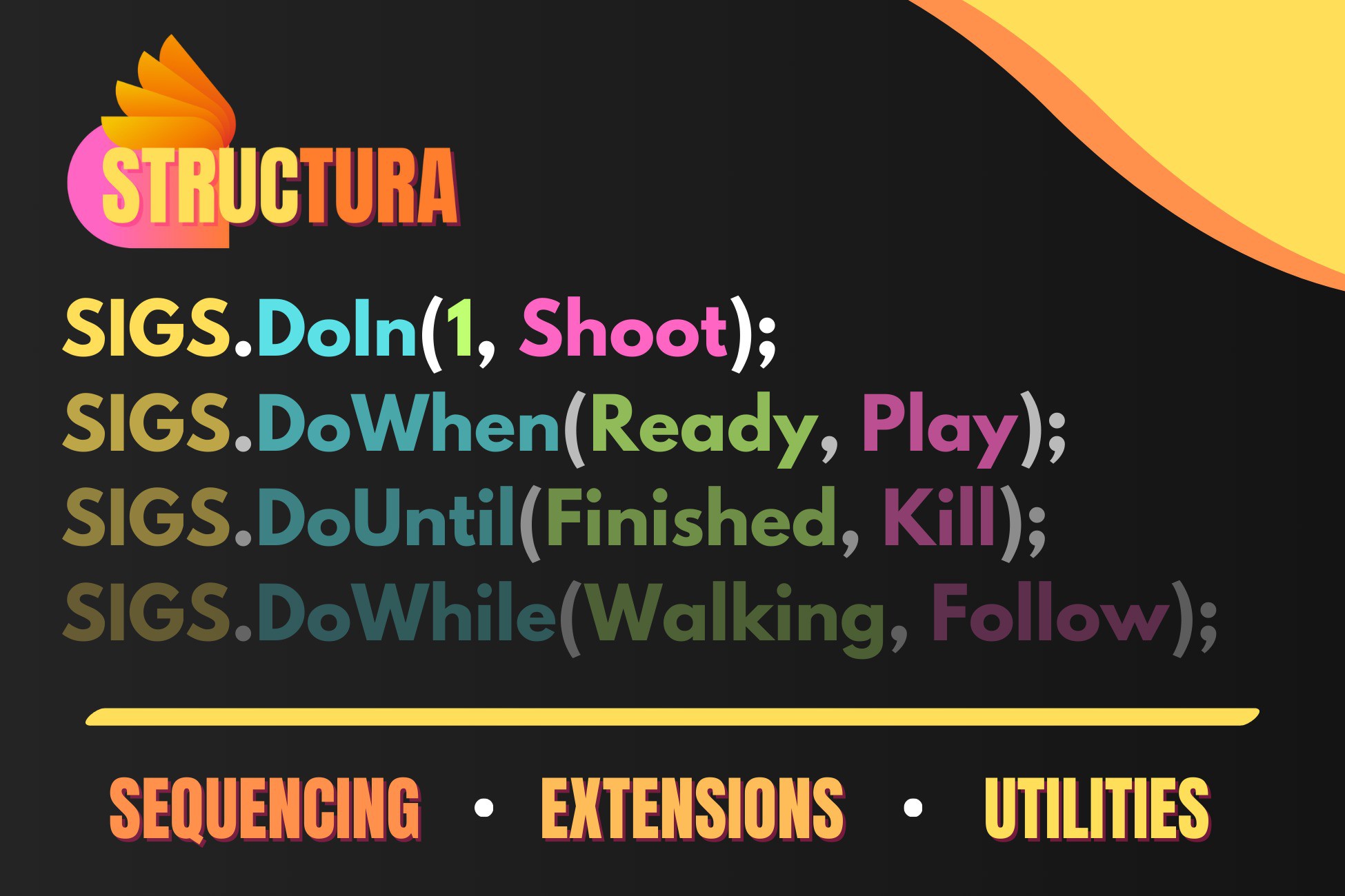 Structura Dowhen Doin Scripting Utilities Sequence Scripting Utility 유틸리티 도구 Unity