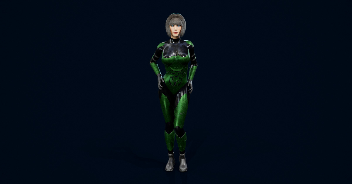 SciFi_Girl | Characters | Unity Asset Store