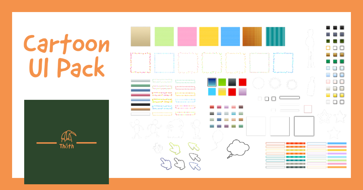 Minimalist Cartoon UI Pack | 2D Icons | Unity Asset Store