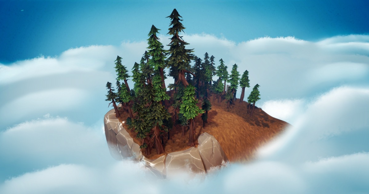 Seasonal Stylized Pine Tree Set | 3D Landscapes | Unity Asset Store