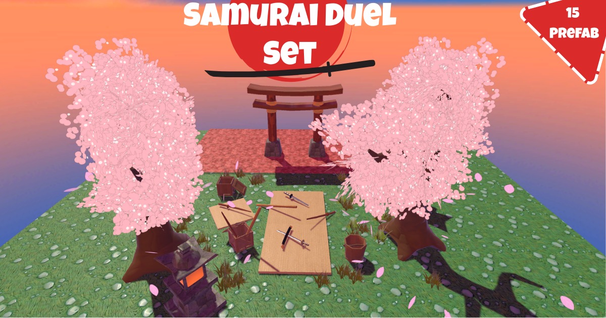 Samurai Duel Set | 3D Fantasy | Unity Asset Store