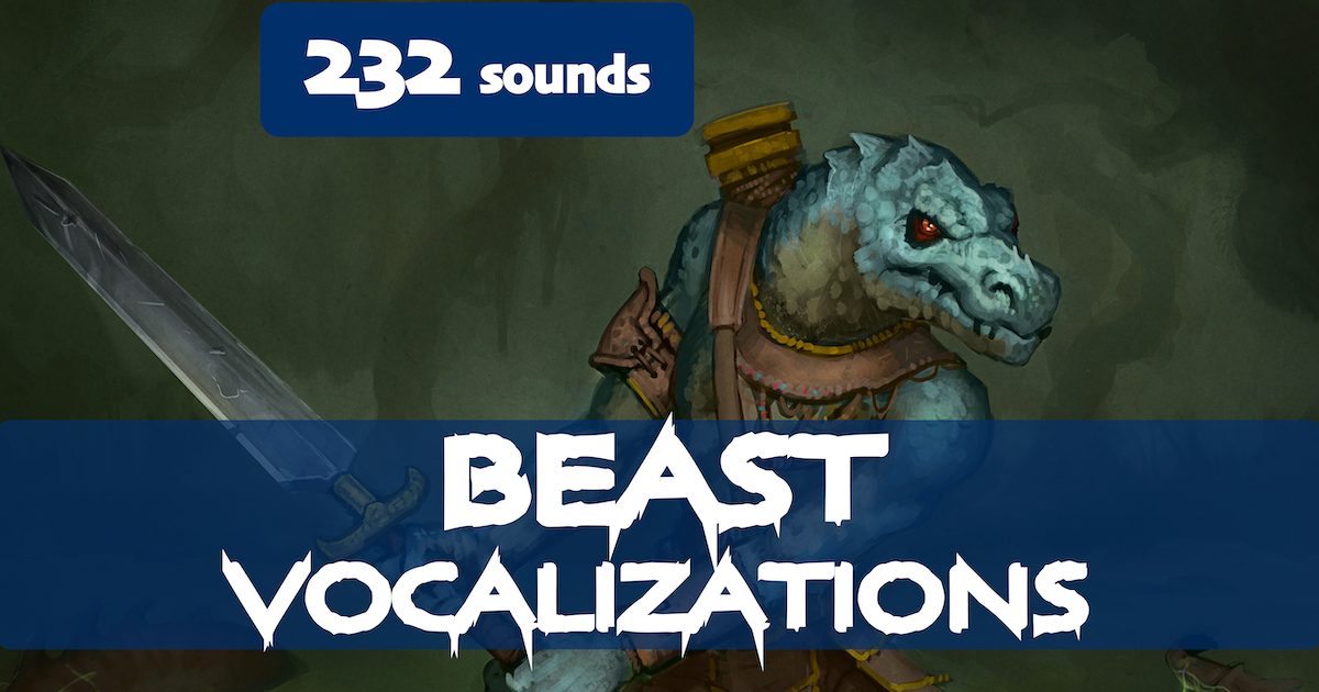 Beast Vocalizations | Creatures Sound FX | Unity Asset Store