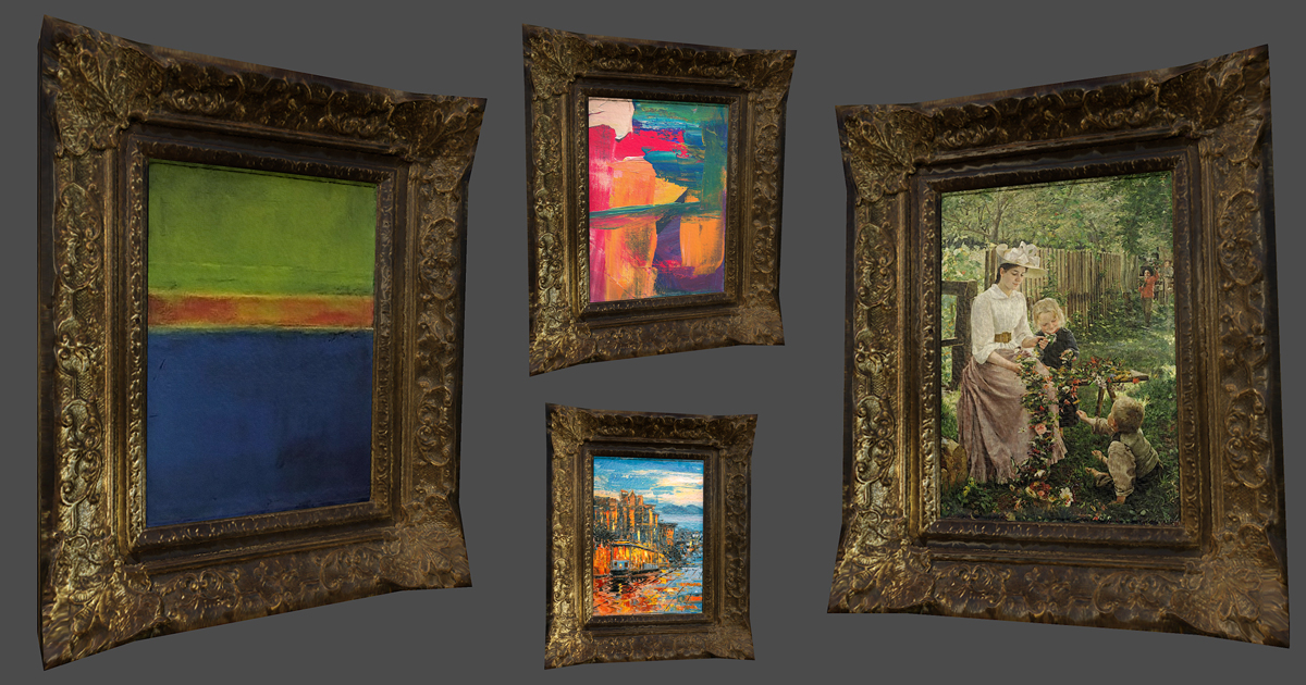 6 Old Oil Table | 3D Interior | Unity Asset Store