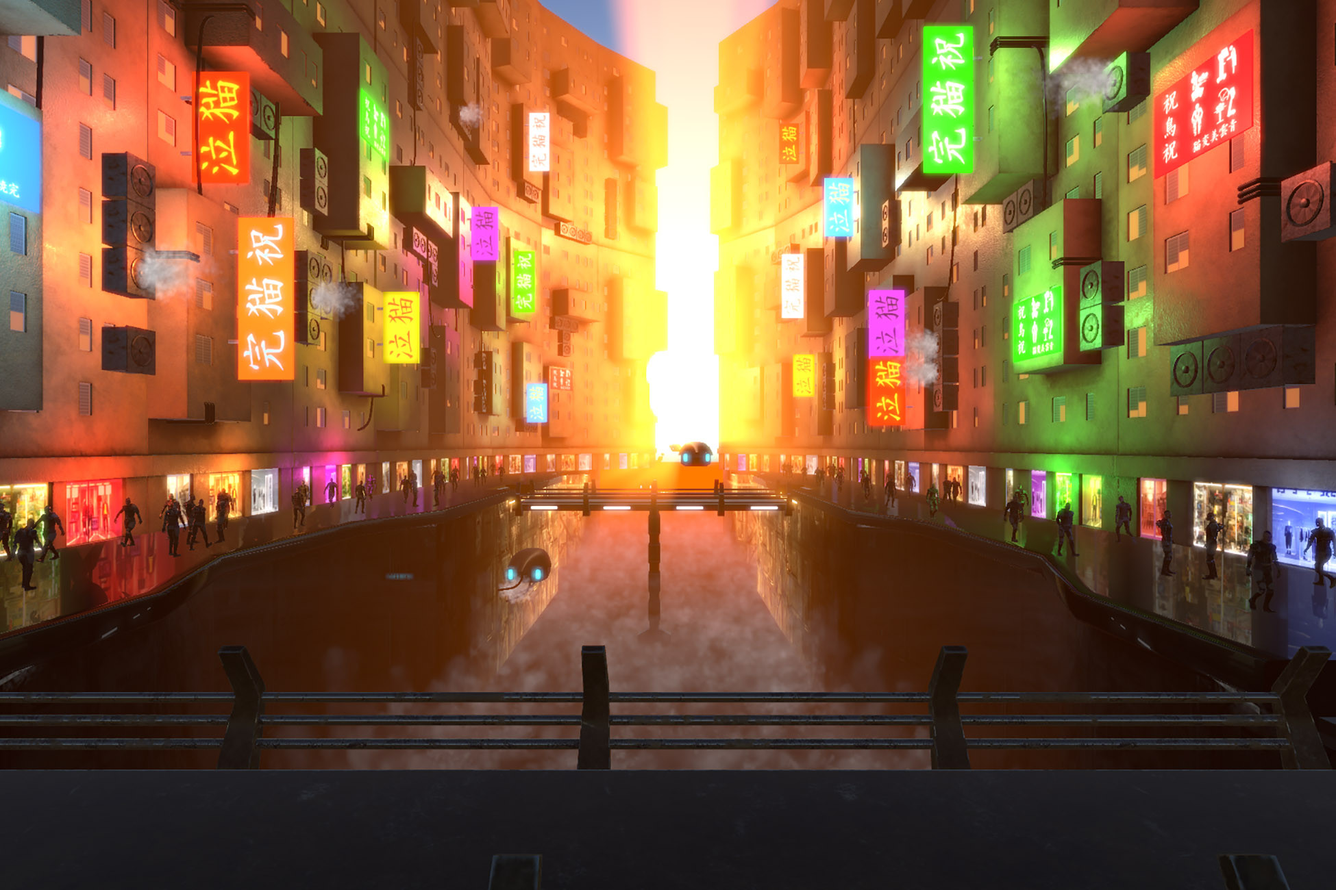 Cyber Street | 3D Sci-Fi | Unity Asset Store