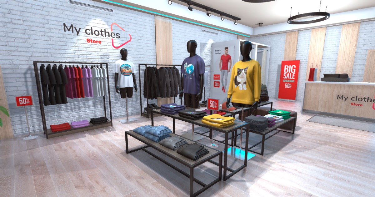 Clothing Store | 3D Interior | Unity Asset Store