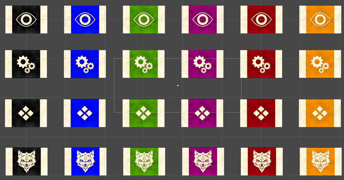 FlagCollection_PresetKitV1_WolfAndMore | 2D GUI | Unity Asset Store