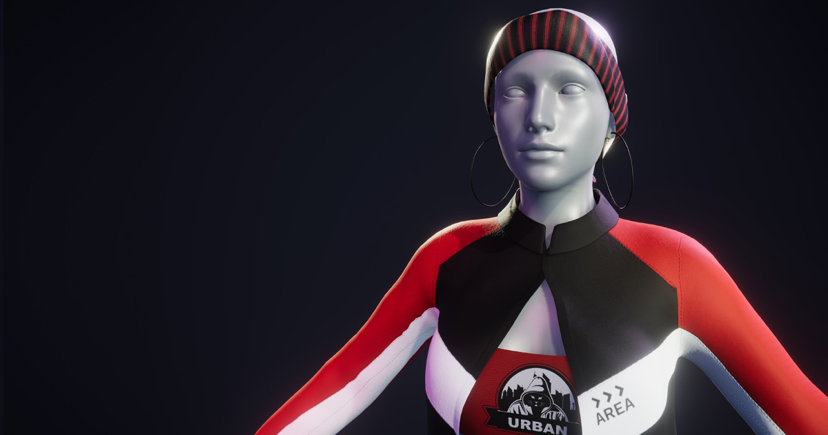 Street Smarts Girl Female from Tafi | 3D Clothing | Unity Asset Store