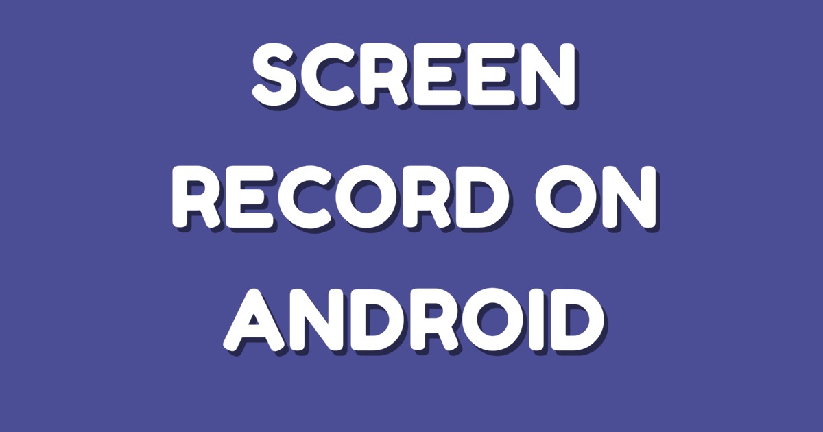 Native Screen Recorder & Share for Android | Integration | Unity Asset ...