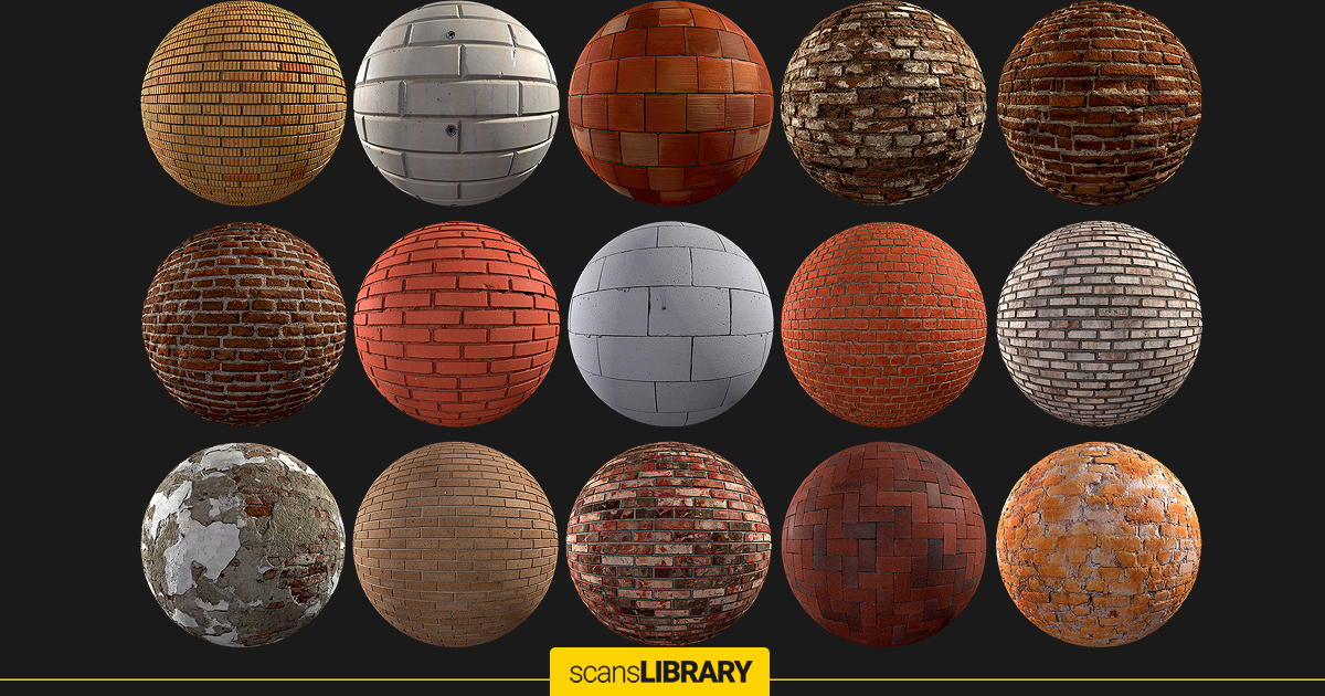 Brick Material Scans | 2D Textures & Materials | Unity Asset Store
