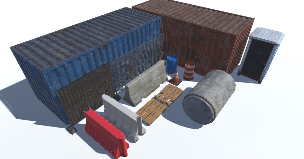 Construction Site Assets | 3D Industrial | Unity Asset Store