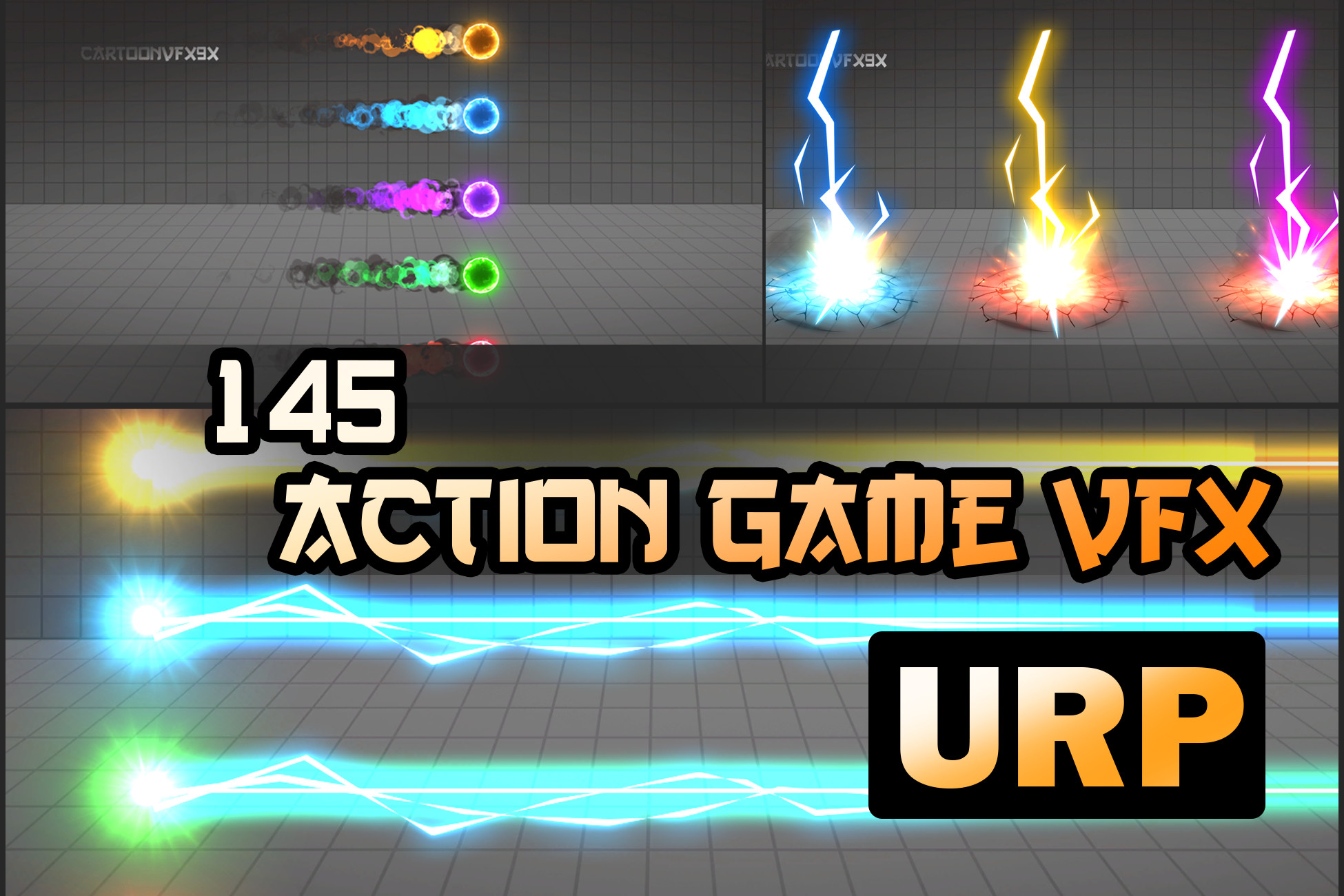 Action Game VFX Collection URP | Fire & Explosions | Unity Asset Store