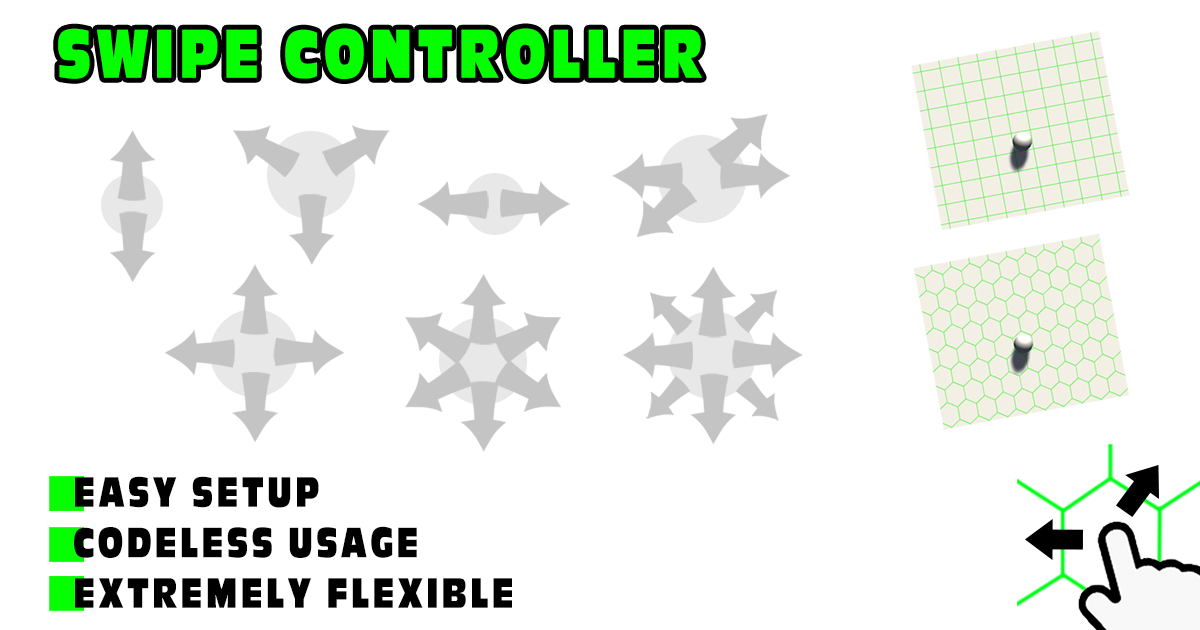 Swipe Controller Input Management Unity Asset Store 5091