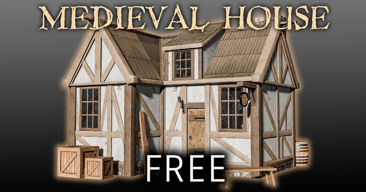 Medieval house modular v2.0 - lite - URP | 3D Fantasy | Unity Asset Store
