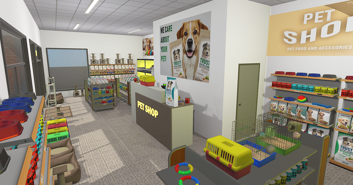 Pet shop - market | 3D Environments | Unity Asset Store