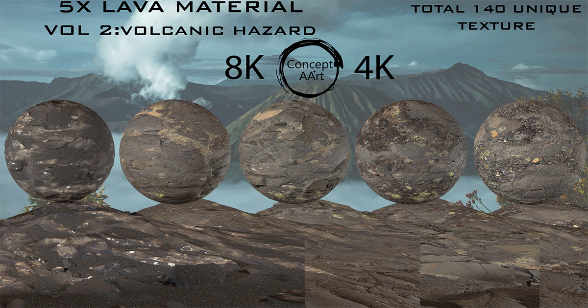LAVA VOL2: VOLCANIC HAZARD | 2D Textures & Materials | Unity Asset Store