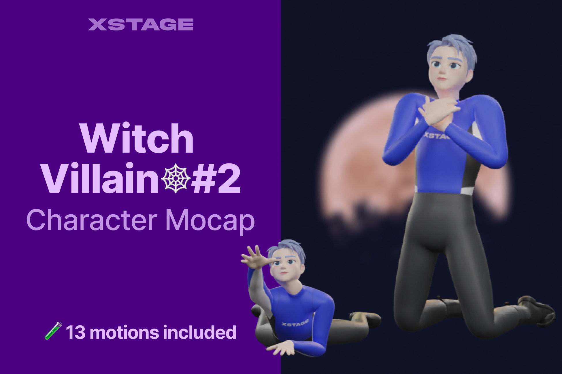 Witch Villain #2 | Character Mocap Pack | 3D Animations | Unity Asset Store