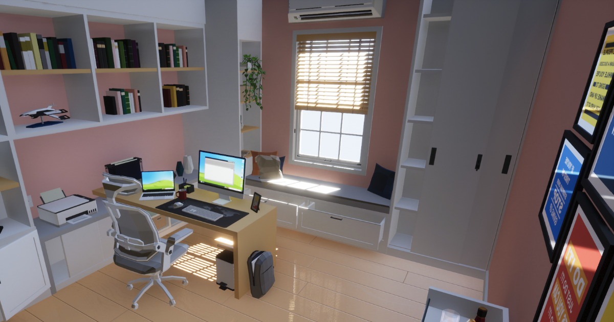 Home Office Assets - Donut Works | 3D Environments | Unity Asset Store
