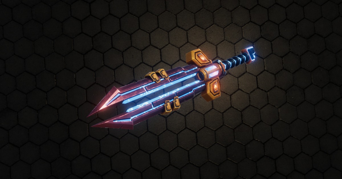 Stylized Sci-fi Sword with Effects | 3D 武器 | Unity Asset Store