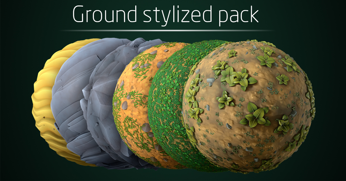 Ground stylized pack | 2D Nature | Unity Asset Store
