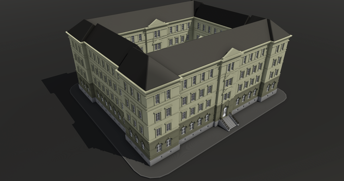 Old Buildings #1 Low Poly | 3D Urban | Unity Asset Store