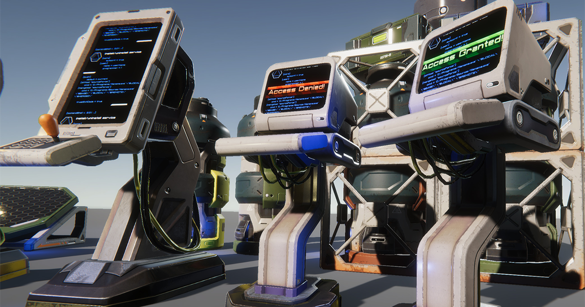 Sci-Fi Props Pack vol 2 | 3D Exterior | Unity Asset Store