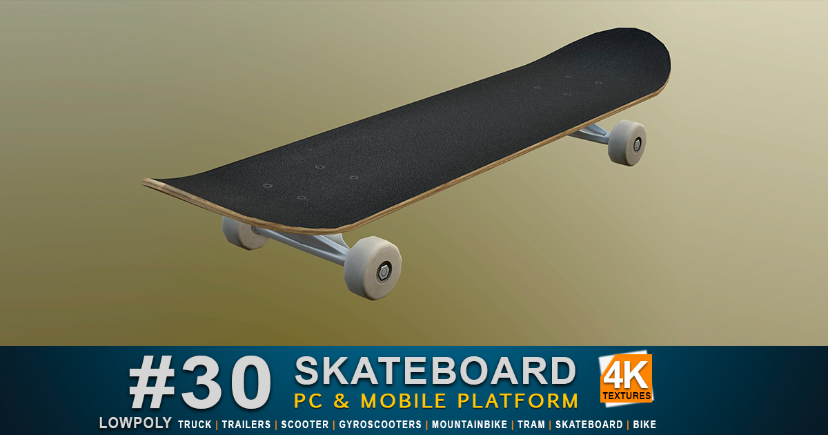 Skateboard #30 | 3D 지상 | Unity Asset Store