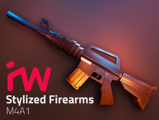 Stylized M4A1 | 3D Guns | Unity Asset Store