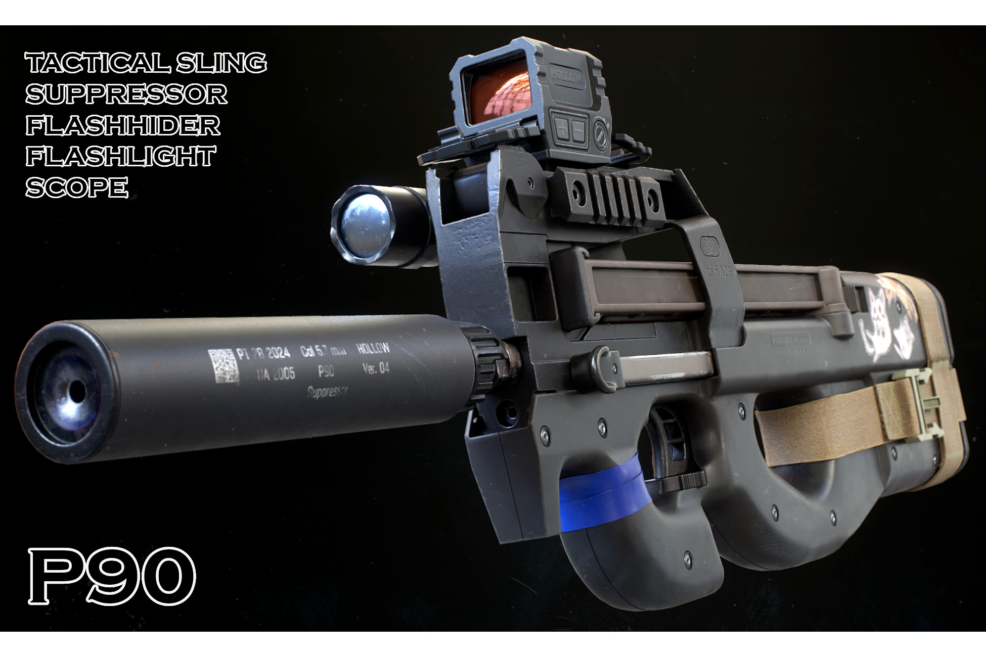 FPS P90 | 3D Weapons | Unity Asset Store