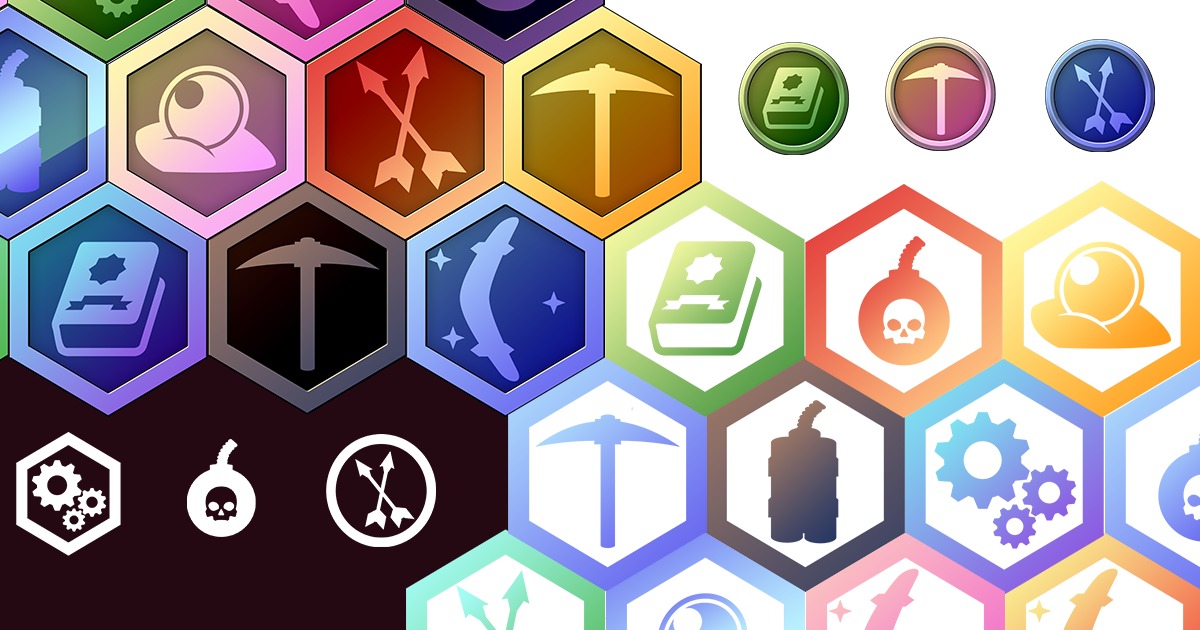 Weapon and Job Icon Vol5 | 2D Icons | Unity Asset Store
