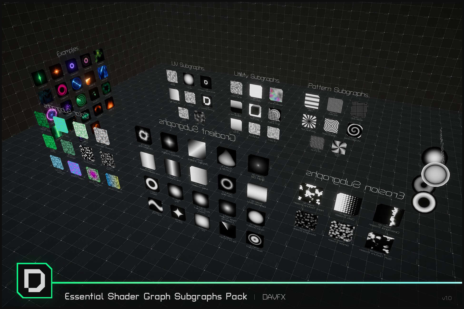 Shader Graph Essential Subgraph Pack | VFX Shaders | Unity Asset Store