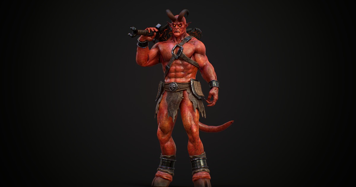 Devil Grade 1 | 3D 캐릭터 | Unity Asset Store