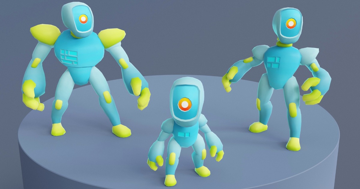 Robot Characters - Hacker | 3D Robots | Unity Asset Store