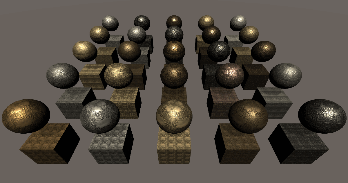 75 Metal Materials Ready, Volume. 10 | 2D Metals | Unity Asset Store